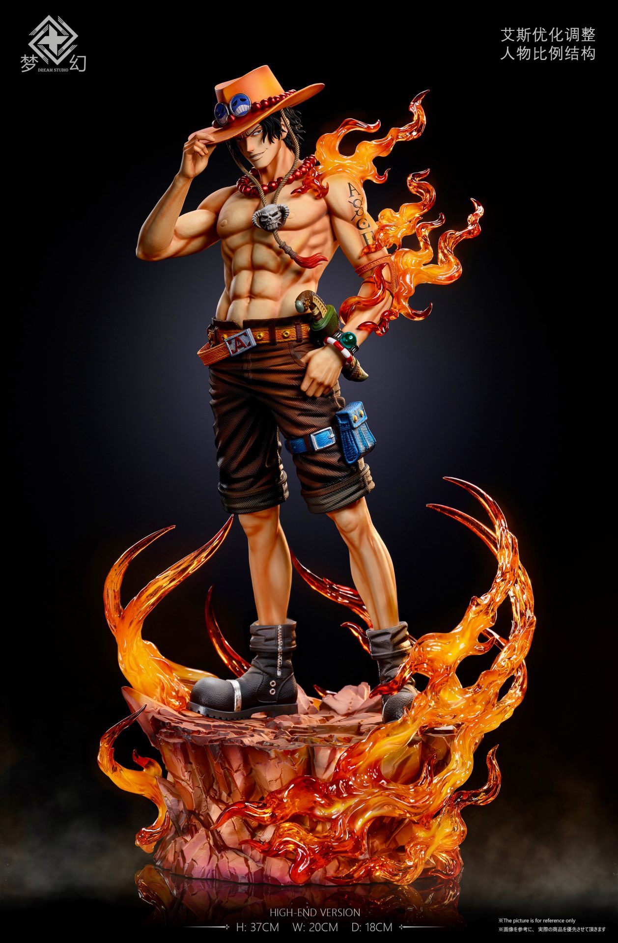 Dream Studio 1/6 Scale OP Ace Resin Statue PREORDER - Toy Okoku