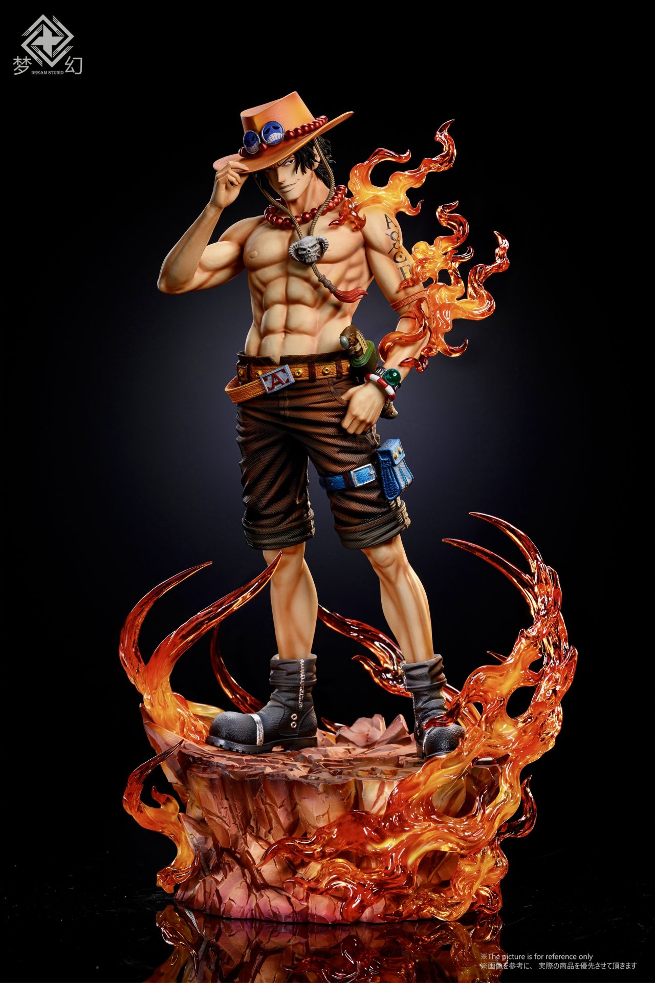Dream Studio 1/6 Scale OP Ace Resin Statue PREORDER - Toy Okoku
