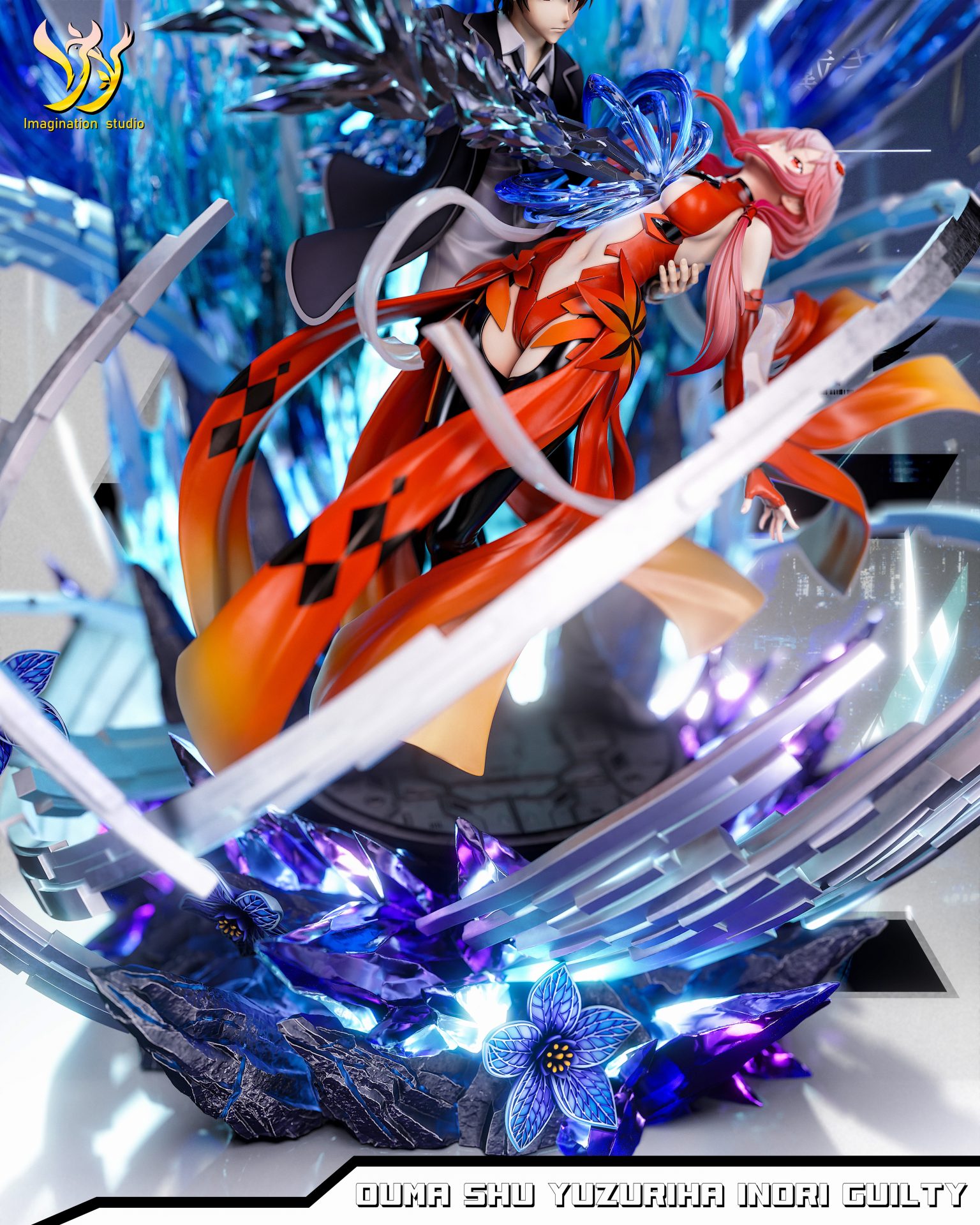 Imagination Studio 1/6 & 1/4 Scale Guilty Crown Yuzuriha Inori Statue ...