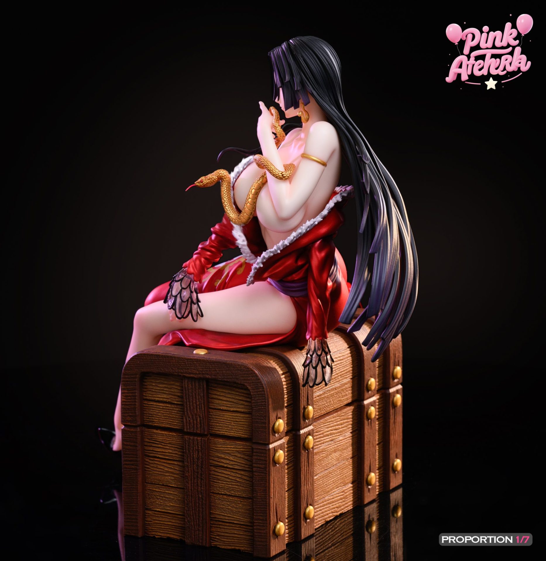 Aetheria Studio 1/7 Scale OP Sitting Snake Queen Boa Hancock Resin Statue PREORDER - Toy Okoku