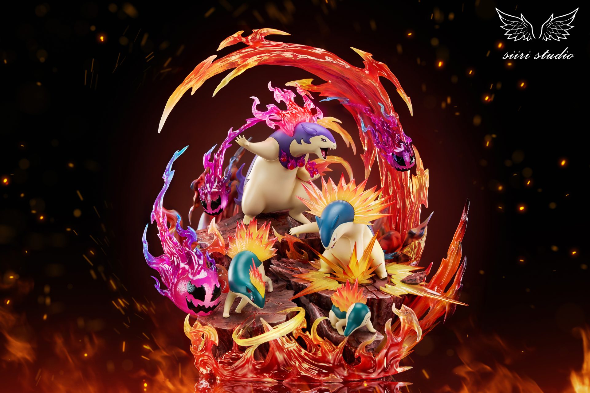 Siiri Studio 1/20 Scale Typhlosion Evolution Resin Statue PREORDER ...