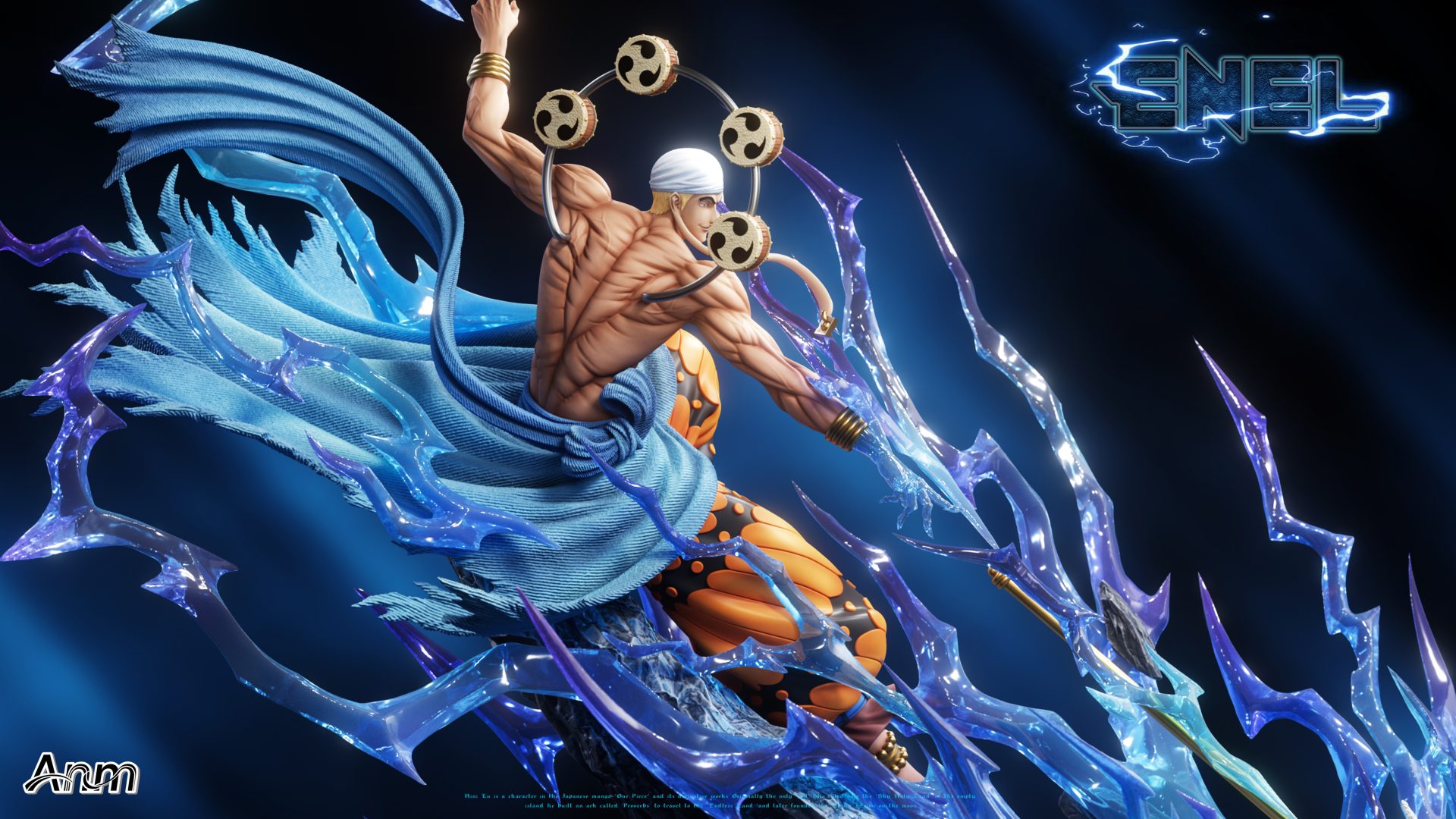 Anm Studio OP Enel GK Resin Statue PREORDER - Toy Okoku