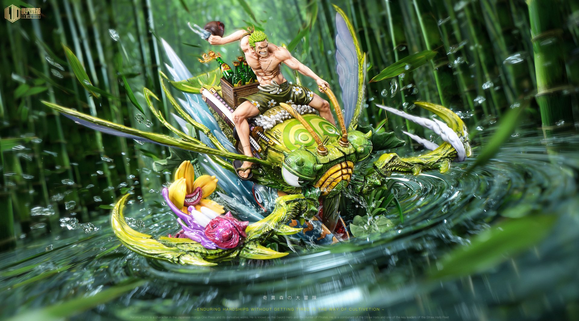 MJ Studio OP Roronoa Zoro Resin Statue PREORDER - Toy Okoku