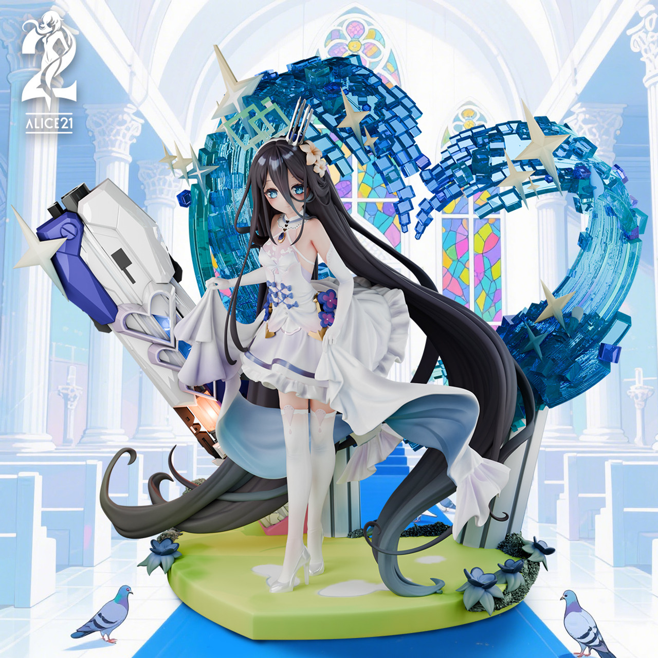 Alice21 Studio 1/6 Scale Wedding Dress Alice Resin STATUE PREORDER ...