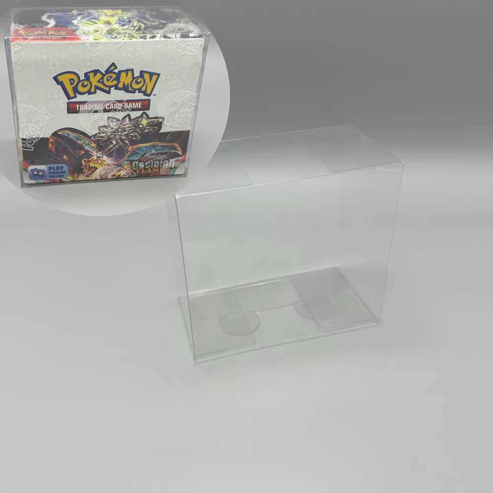 Plastic Semi Rigid Protector for English Trading Card Game Booster Box ...