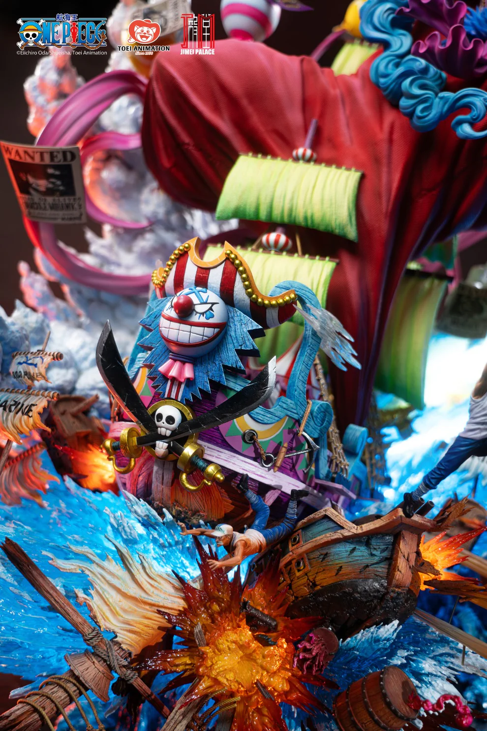 JIMEI PALACE Studio OP New Yonko BUGGY Limited Edition Resin Statue ...