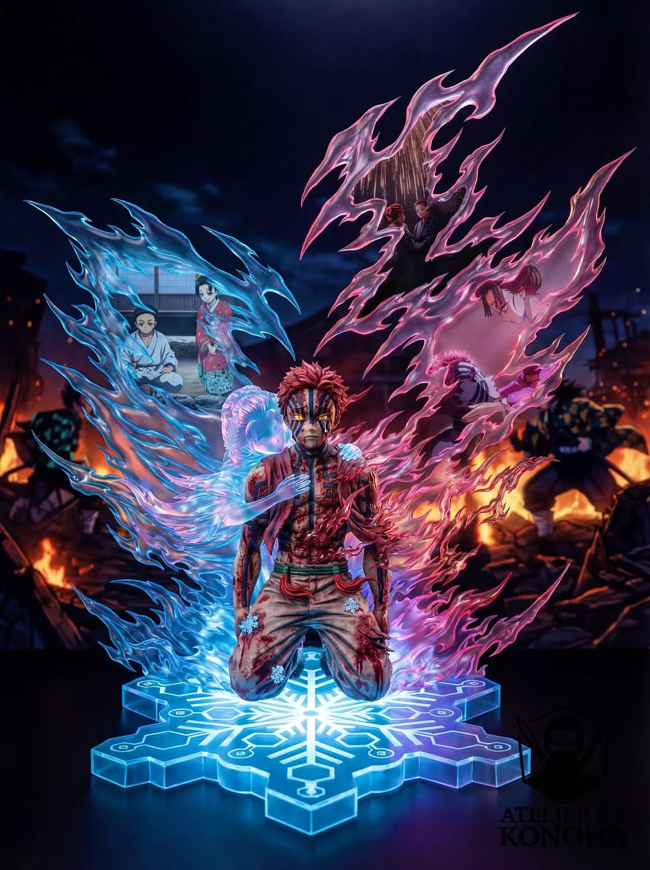 ATELIER DE KONOHA Studio 1/6 Scale Akaza Resin Statue PREORDER - Toy Okoku