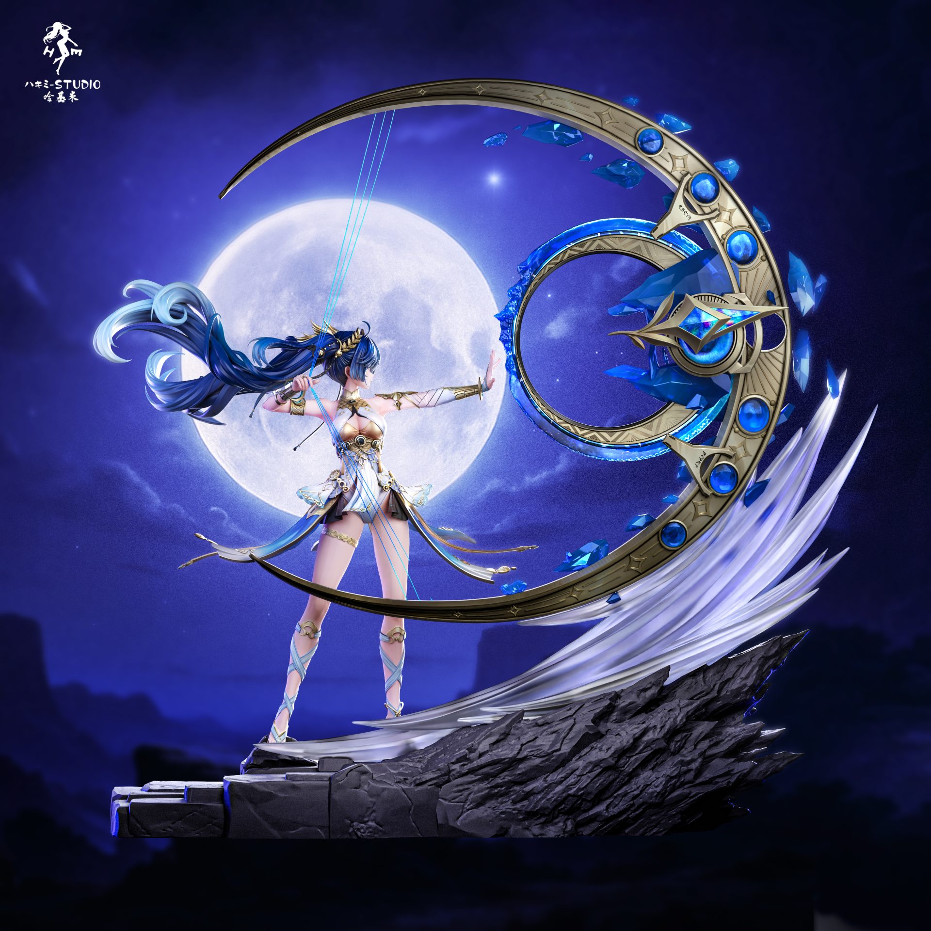 Hakimi HJM Studio 1/6 Scale Iuno Drawing the Bow Resin Statue PREORDER ...