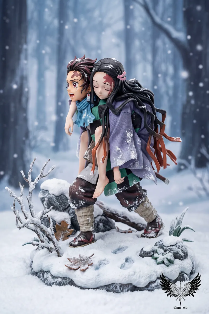 Saoirse Studio 1/6 Scale Kamado Tanjirou & Kamado Nezuko Resin Statue ...