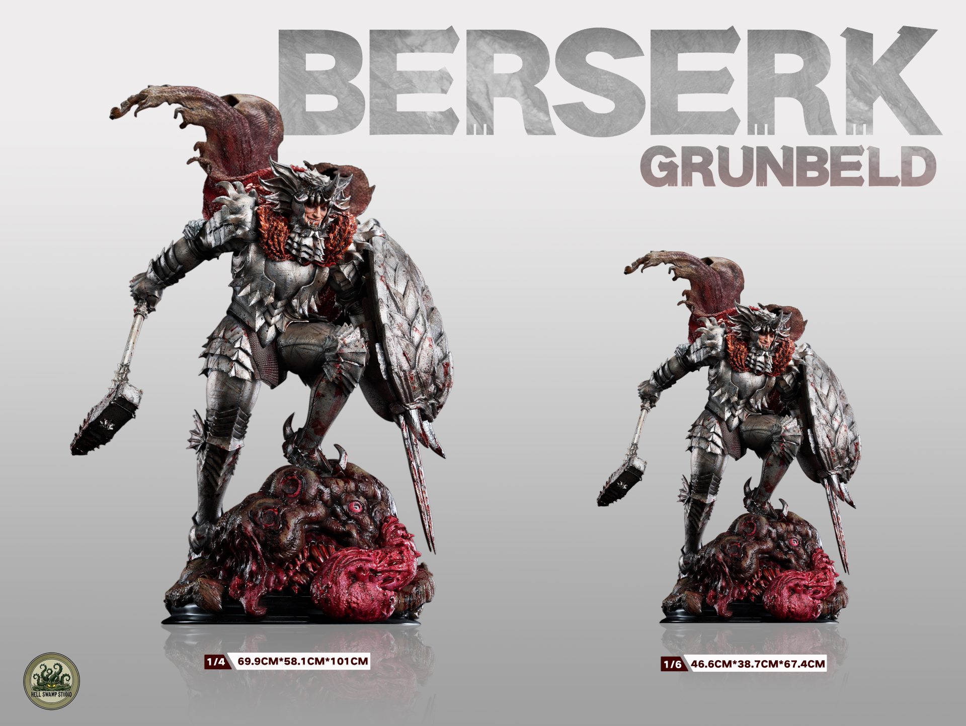 Hell Swamp Studio 1/4 & 1/6 Scale Grunbeld Berserk Resin Statue ...